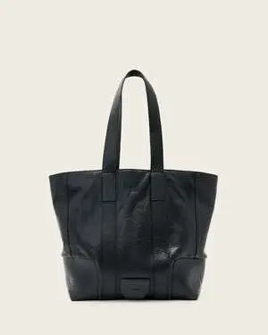 ALLSAINTS Ares Grain Leather Open Tote Bag