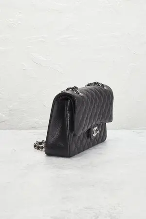 Chanel Caviar Medium Classic Double Flap Bag - Black