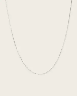 ALLSAINTS Jay Ball Chain Necklace - Silver