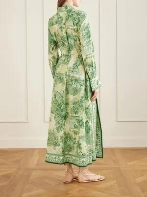 ALEMAIS Sara Belted Maxi Dress