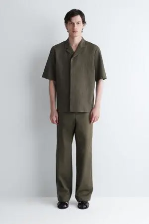 Cos Seersucker Resort Shirt