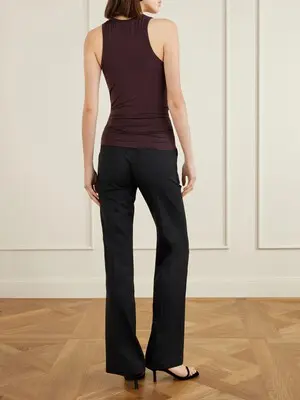 Magda Butrym Cotton-stretch Tank Top - Brown
