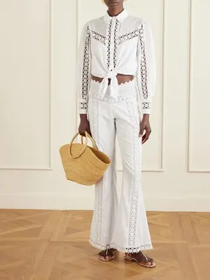 Charo Ruiz Ibiza Devi Cotton-blend Shirt