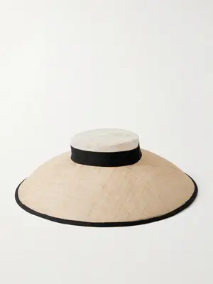 GIGI BURRIS MILLINERY Maris Sinamay Sunhat - Neutrals