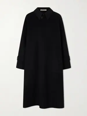 Auralee Melton Wool Overcoat
