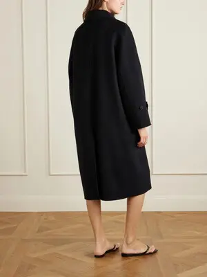 Auralee Melton Wool Overcoat