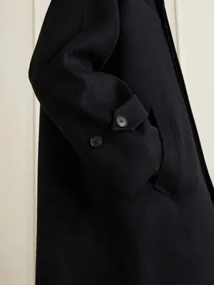 Auralee Melton Wool Overcoat