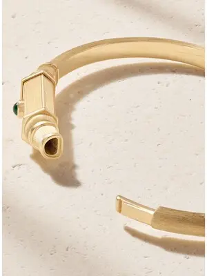 MARIE LICHTENBERG 18-karat Gold Bracelet With Emerald