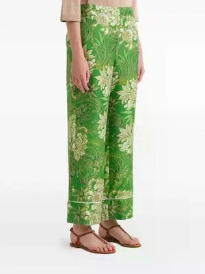 Malìparmi Piped Trousers - Green