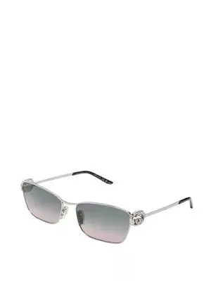 Gucci Gg-logo Rectangle-frame Sunglasses