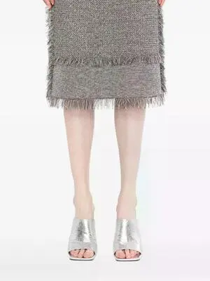 JNBY Fringed Midi Skirt - Grey
