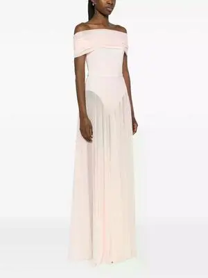 Norma Kamali Cowl-neck Maxi Dress