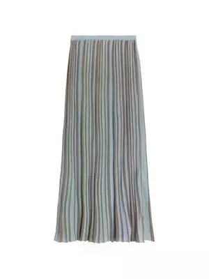 MARGHERITA MACCAPANI Straight Terry Skirt - Blue
