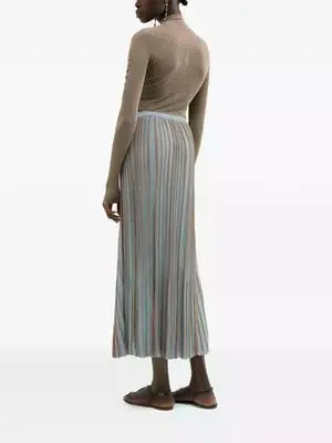 MARGHERITA MACCAPANI Straight Terry Skirt - Blue