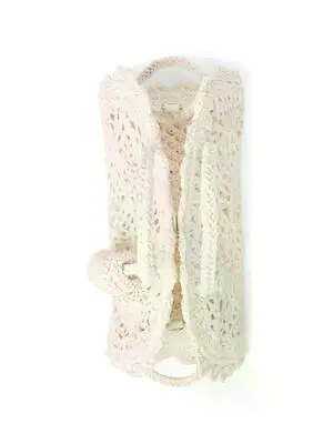 Jacquemus Crochet Tote Bag - White
