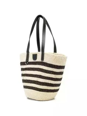 Max Mara Wkagennaio Striped Tote Bag