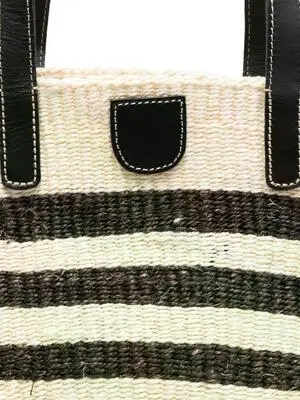 Max Mara Wkagennaio Striped Tote Bag