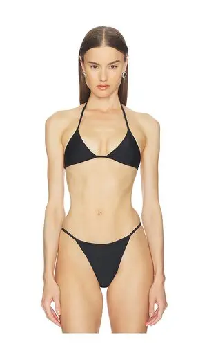 CAMILA COELHO Yarah Top - Black