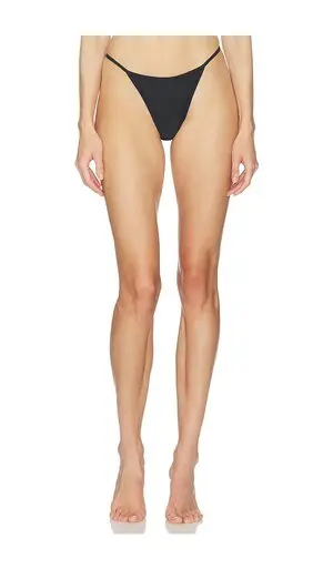 CAMILA COELHO Yarah Bikini Bottom - Black