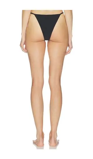 CAMILA COELHO Yarah Bikini Bottom - Black
