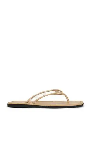 Veronica Beard Clea Piping Sandal - Beige