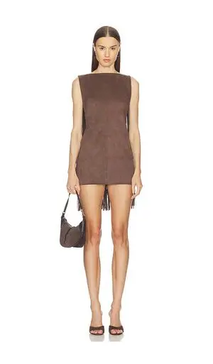 CAMILA COELHO Lera Mini Dress With Fringe Detail