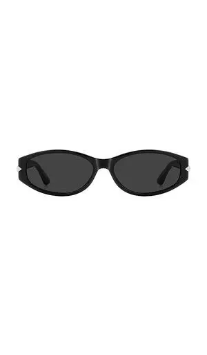 Isabel Marant Étoile Oval Frame Sunglasses - Black