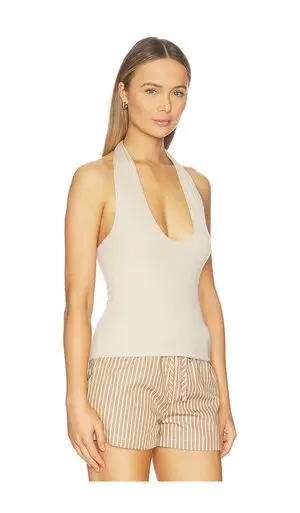 VIR VITA Pauline Halter Top - Dune