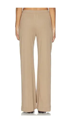 VIR VITA Pointelle Lounge Pants - Bark