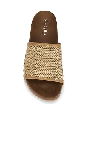 Seychelles Fantasy Raffia Sandal - Tan Raffia