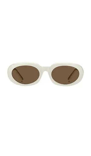 Marc Jacobs Marc Jacobs Oval Sunglasses Ivory
