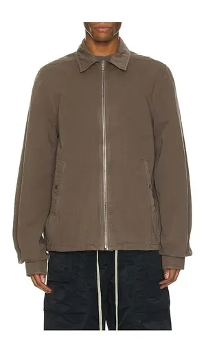 Rick Owens Zipfront Jacket - Grey