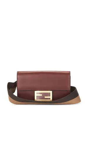 Undefined Fendi Selleria Baguette Shoulder Bag - Brown
