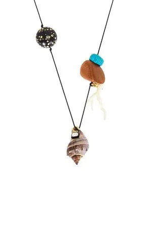 Timeless Pearly Charms And Shells Necklace