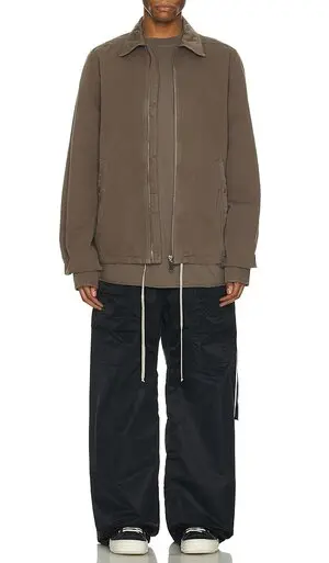Rick Owens Zipfront Jacket - Dust