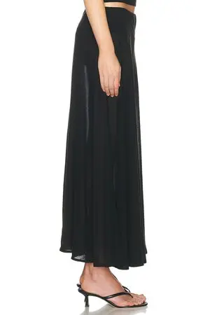 ST. AGNI Fluid Jersey Skirt