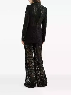 Dolce & Gabbana Cordonetto Lace Trousers - Black