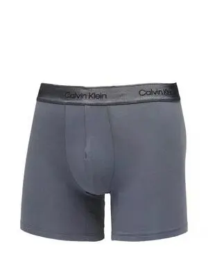 Calvin Klein Logo-waistband Boxers Set - Blue