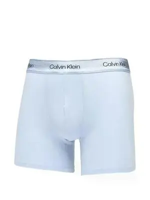 Calvin Klein Logo-waistband Boxers Set - Blue