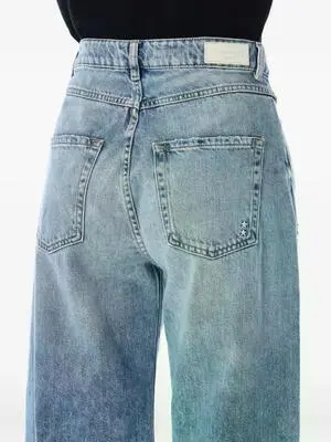 ICON DENIM LOS ANGELES Debby Wide Leg Jeans - Blue