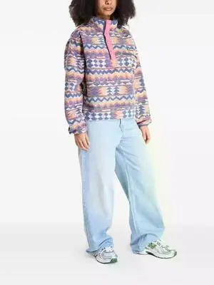 Columbia Helvetia™ Ii Cropped Sherpa Printed Fleece Sweatshirt