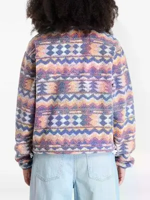Columbia Helvetia™ Ii Cropped Sherpa Printed Fleece Sweatshirt