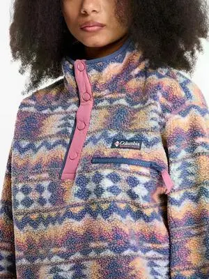 Columbia Helvetia™ Ii Cropped Sherpa Printed Fleece Sweatshirt