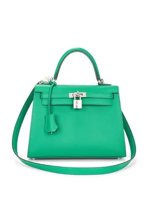 Hermès Epsom Kelly 25 Handbag - Vert Jade