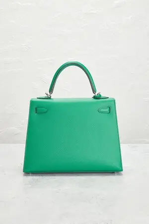 Hermès Epsom Kelly 25 Handbag - Vert Jade