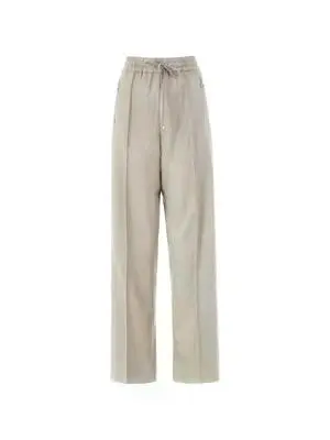 D.exterior Drawstring-fastening Panelled Trousers - Neutrals