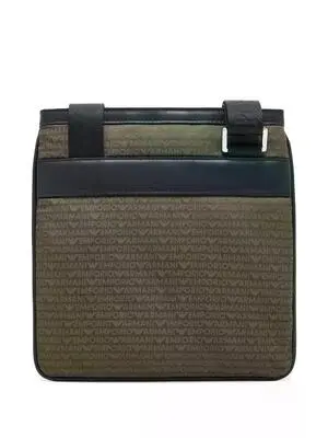 Emporio Armani Logo-pattern Shoulder Bag - Grey