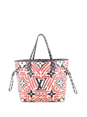 LOUIS VUITTON Neverfull Nm Limited Edition Crafty Monogram Giant Mm Tote Bag - Red
