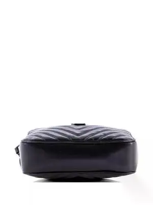 Saint Laurent Lou Camera Bag Matelasse Chevron Leather - Black