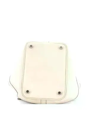 Hermès Cargo Picotin Lock Bag Canvas And Swift Pm